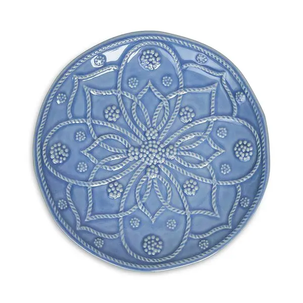 JULISKA Jardins Du Monde Assorted Side/cocktail Plates, Set Of 4 - Blue