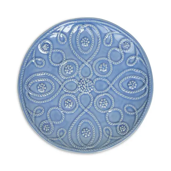 JULISKA Jardins Du Monde Assorted Side/cocktail Plates, Set Of 4 - Blue