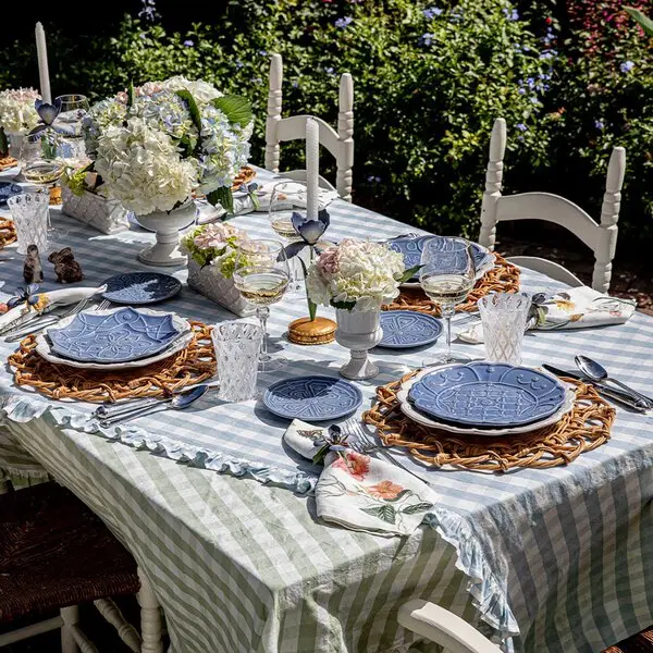 JULISKA Jardins Du Monde Assorted Side/cocktail Plates, Set Of 4 - Blue