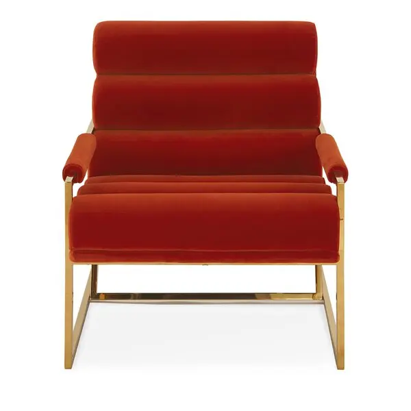 Jonathan Adler Channeled Goldfinger Lounge Chair