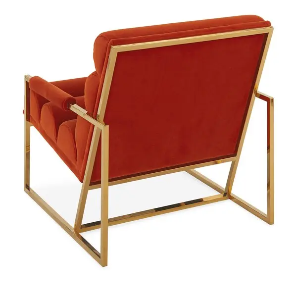 Jonathan Adler Channeled Goldfinger Lounge Chair