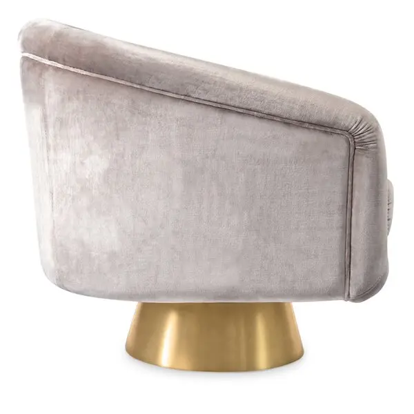 Jonathan Adler Bacharach Swivel Chair - Pink
