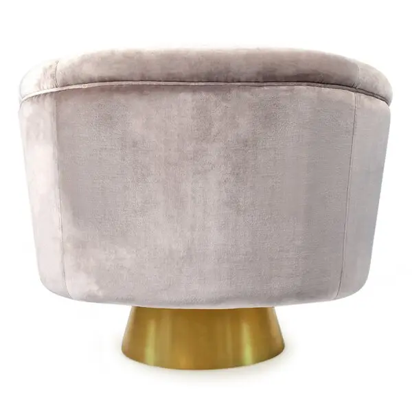 Jonathan Adler Bacharach Swivel Chair - Pink