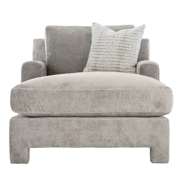 BERNHARDT Bloomingdale's Meadow Chaise - Gray