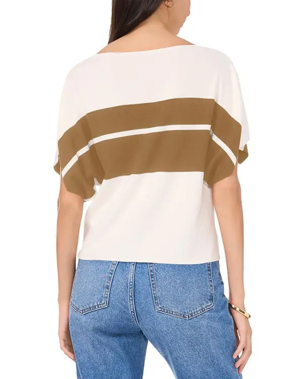 Vince Camuto Boat Neck Top