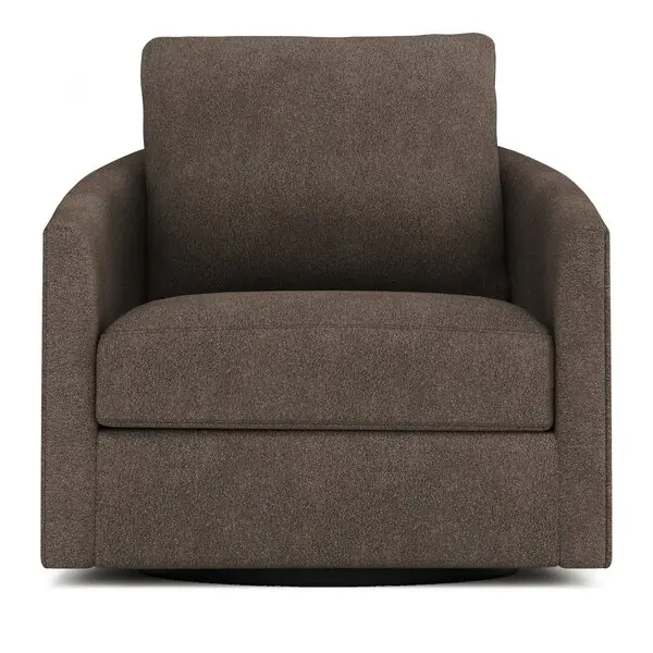 BERNHARDT Grenada Swivel Chair - Taupe Fabric - D