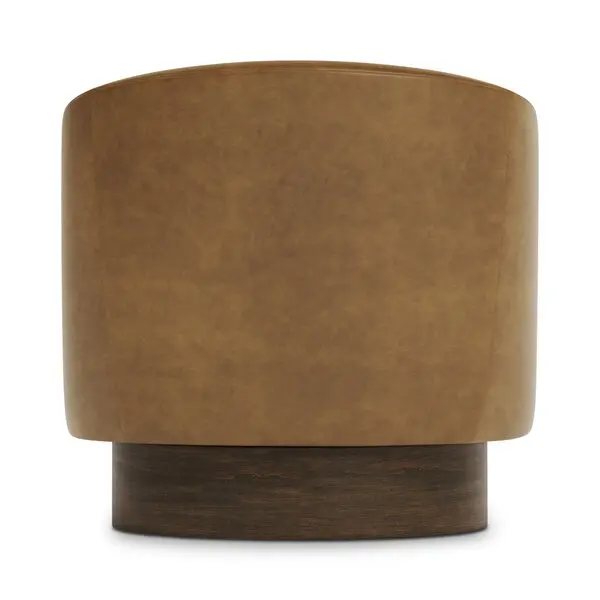 BERNHARDT Camino Leather Swivel Chair