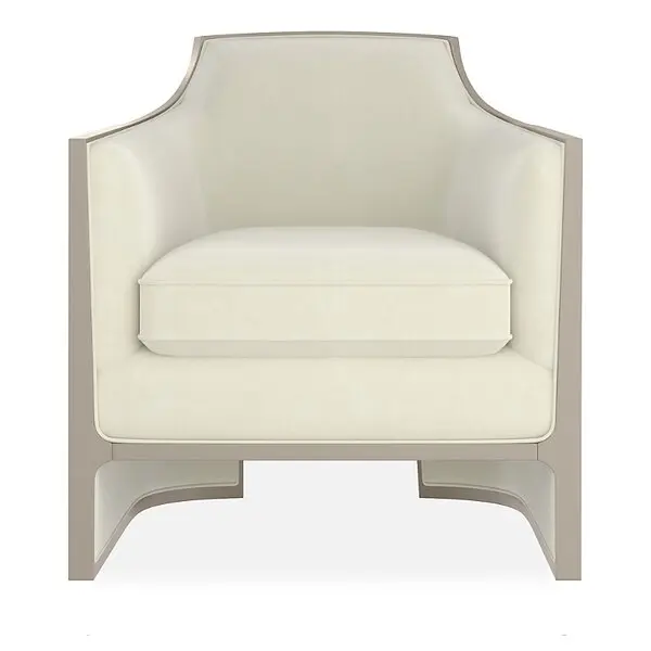 CARACOLE The Cat's Meow Chair - Soft Silver Paint/pearl