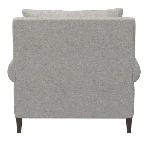 BERNHARDT Isabella Gray Fabric Chair - - Grey