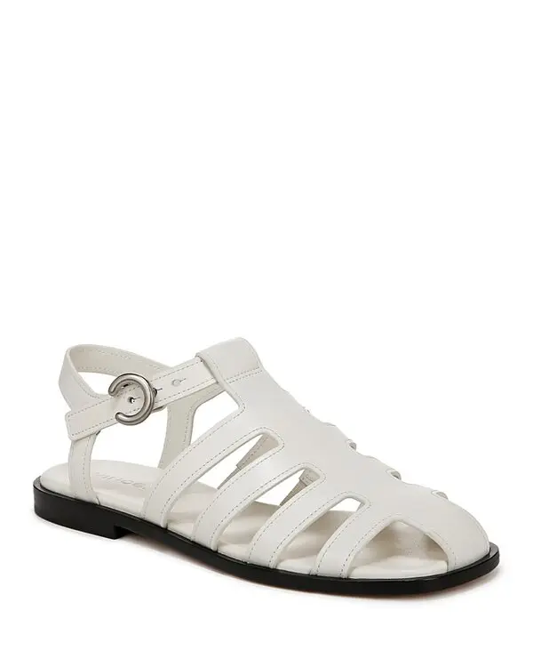 Vince Melina Leather Sandals - Milk