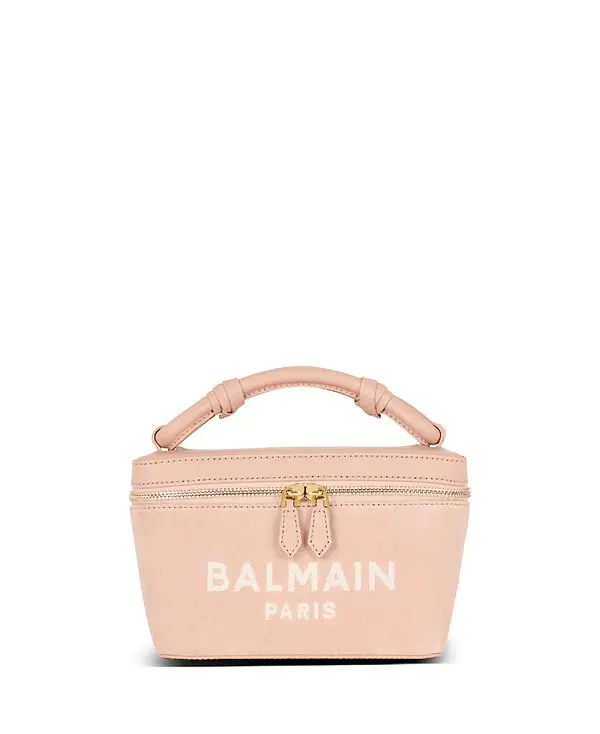 Balmain B-army Vanity Case In Leather