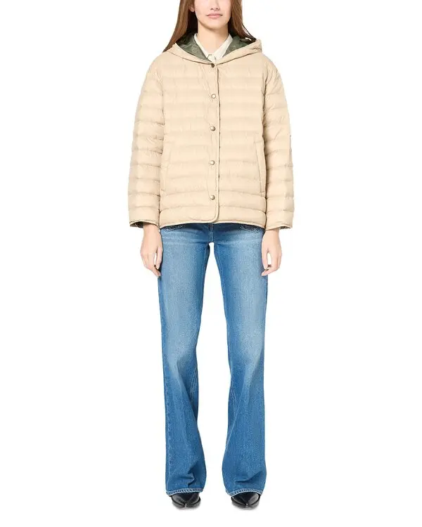 Gerard Darel Serena Quilted Down Jacket