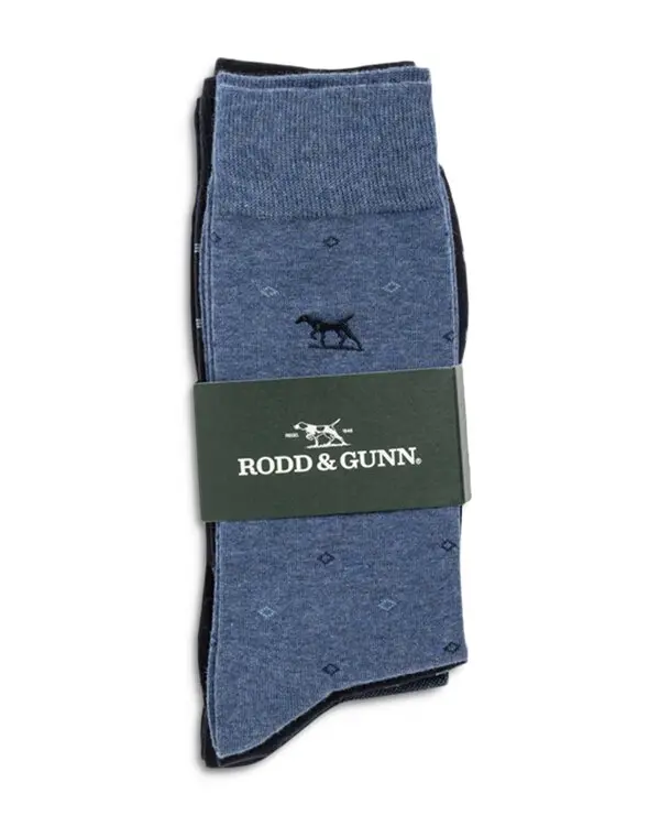 Rodd & Gunn Seacliff Dress Sock Pack - Blue Multi