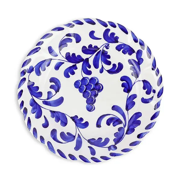 VIETRI Arezzo Aqua Salad Plate - Blue