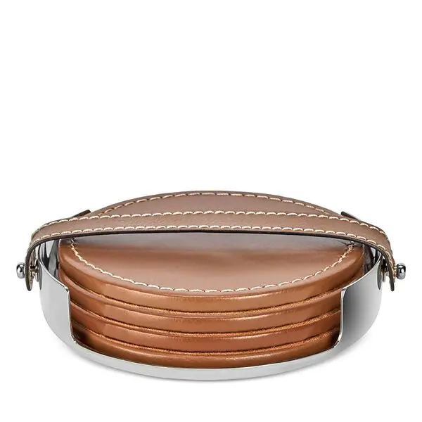 NAMBE Tahoe Coasters, Set Of 4 - Brown
