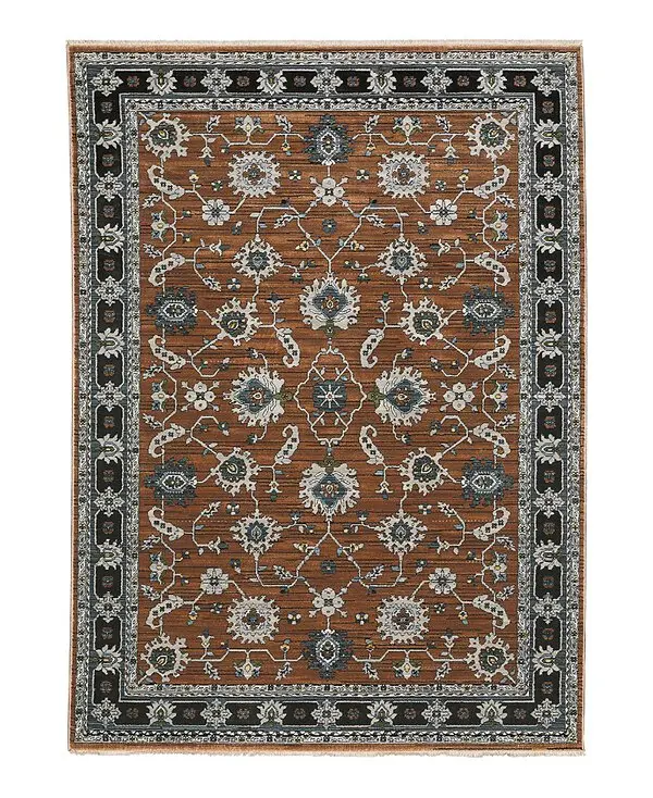 ORIENTAL WEAVERS Keira Kei05 Area Rug, 5'3 X 7'6 - Rust