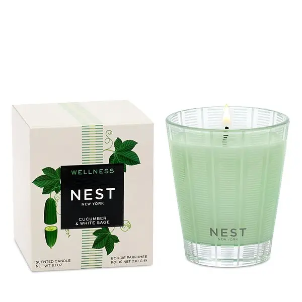 NEST NEW YORK Cucumber & White Sage Classic Candle, 8.1 Oz - No Color