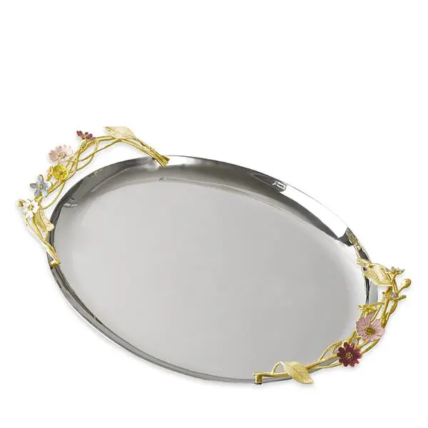 Michael Aram Wildflowers Medium Oval Tray - No Color
