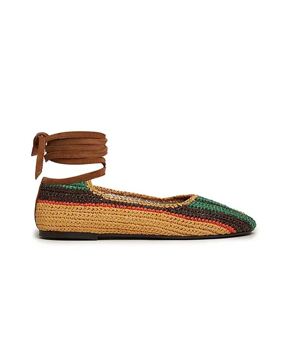 La DoubleJ Ballerina Flats - Multicolor Chocolate