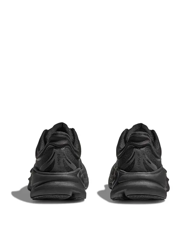 HOKA® Bondi Lace-up Sneakers - Black