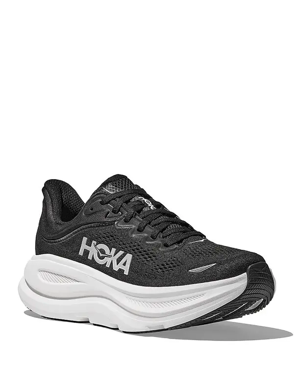 HOKA® Bondi Running Sneakers - Black/white