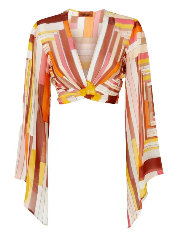 Missoni Printed Top - Orange