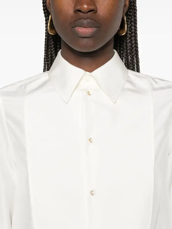 Burberry Silk Shirt - Neutrals