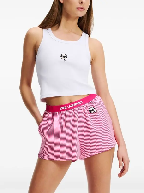 Karl Lagerfeld Ikon Cropped Top