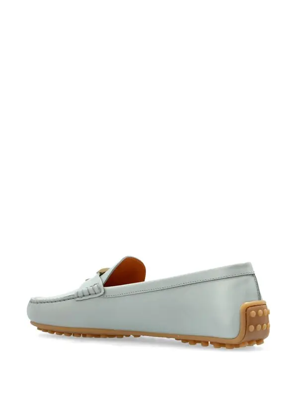 TOD'S Leather Loafers - Blue