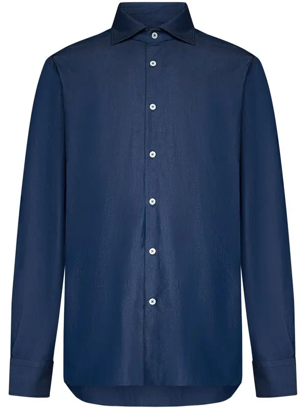 FRANZESE COLLECTION Cotton Shirt - Blue