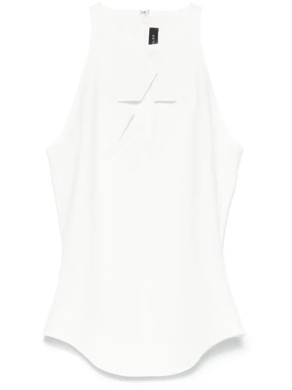 MUGLER Star-motif Tank Top