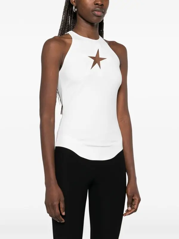 MUGLER Star-motif Tank Top