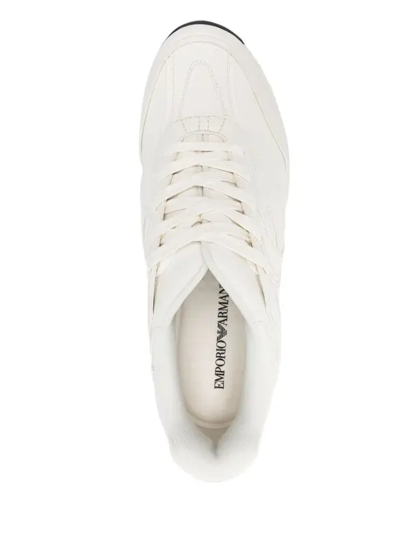 Emporio Armani Rubberised-logo Sneakers