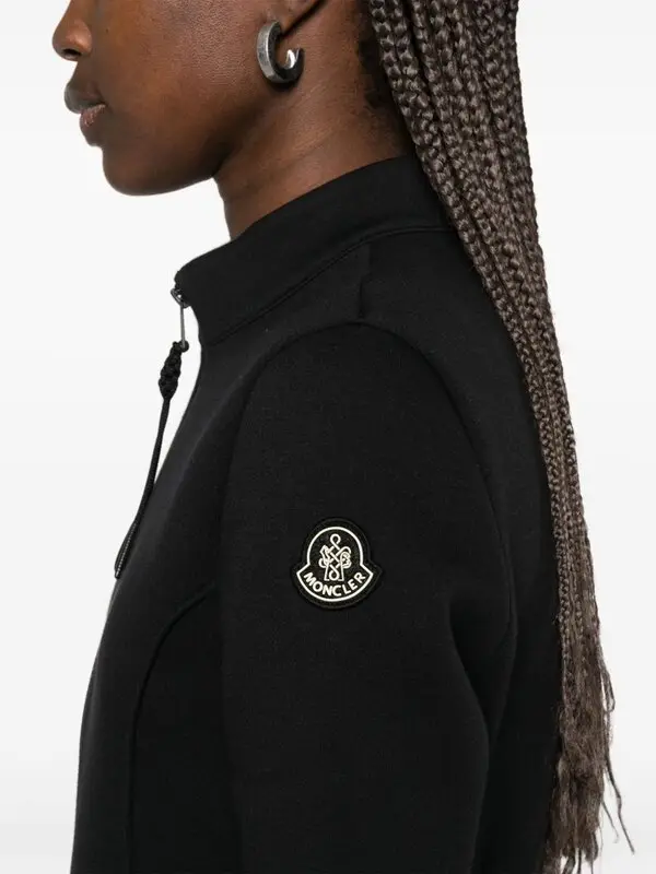 Moncler Year Of The Snake Patch Neoprene Mini Dress