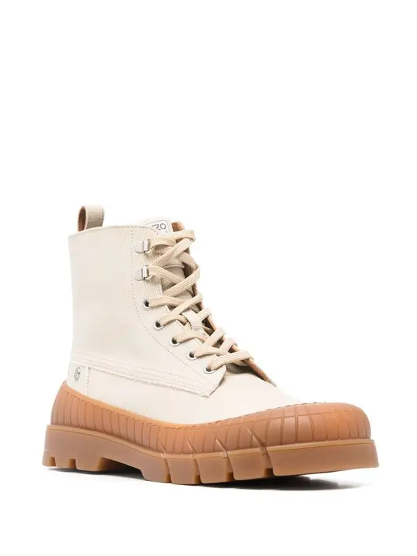 Kenzo Gobi Boots - Neutrals