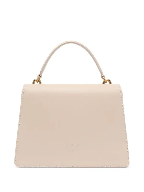 Pinko Medium Love One Handbag - Neutrals