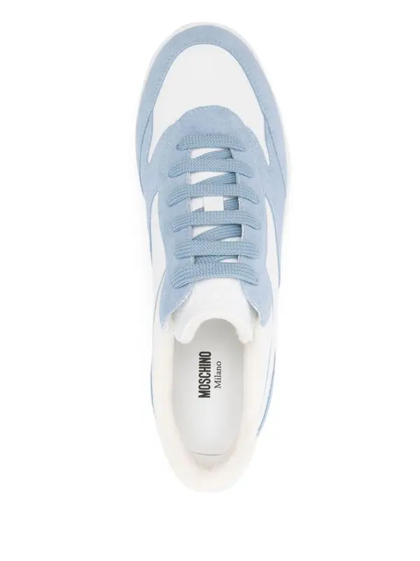 Moschino Lace-up Sneakers - Blue