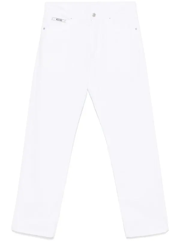 Moschino Straight-leg Trousers - White