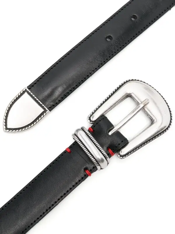 Eleventy Leather Belt