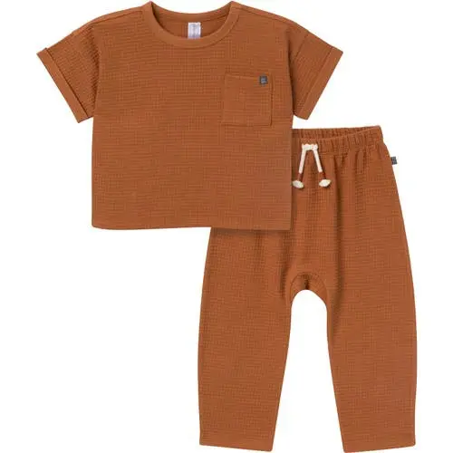 MODERN MOMENTS™ BY GERBER Shirt & Pant Set - Medium Brown