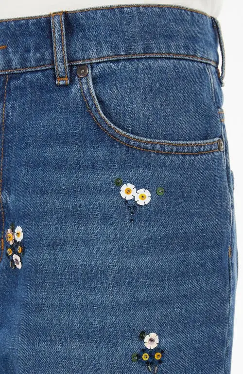 Max Mara Manetta Floral Jeans