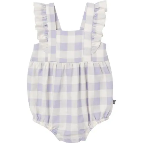 MODERN MOMENTS™ BY GERBER Sun Romper - Purple Gingham