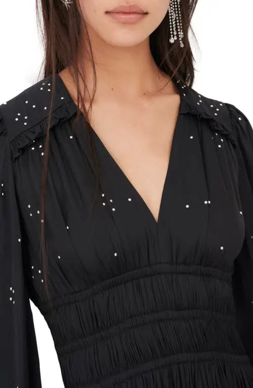 Maje Star Strass Earrings - Crystal