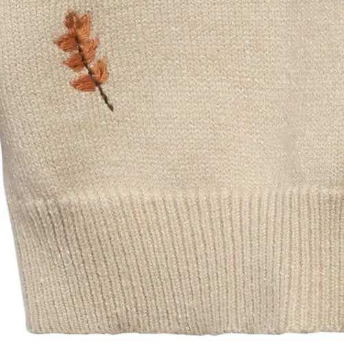 MODERN MOMENTS™ BY GERBER Embroidered Sweater - Leaves