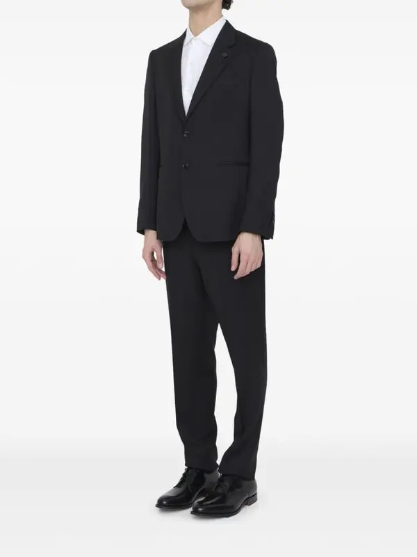 LARDINI Wool Suit - Black