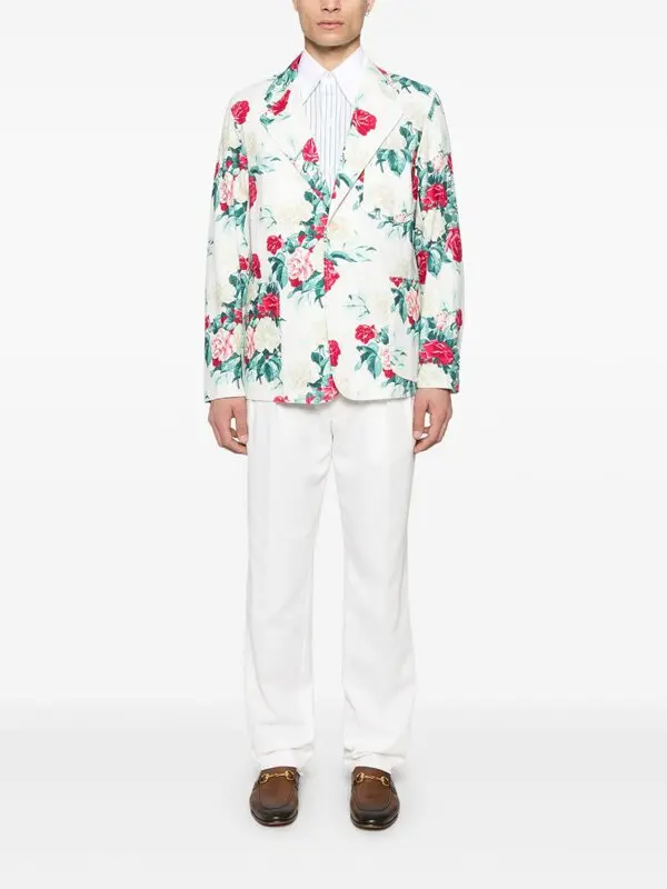 FURSAC Light Flower-print Blazer