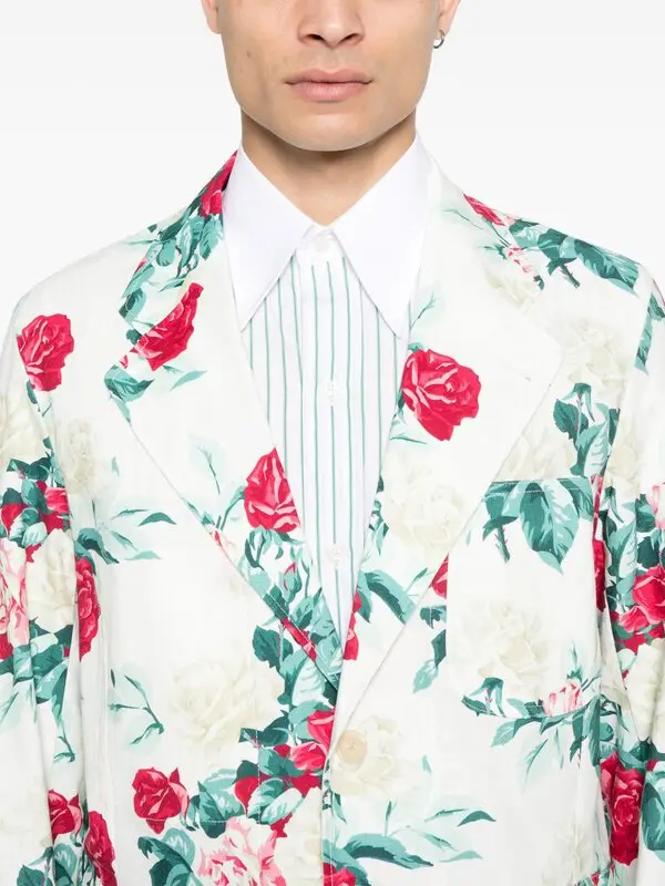 FURSAC Light Flower-print Blazer
