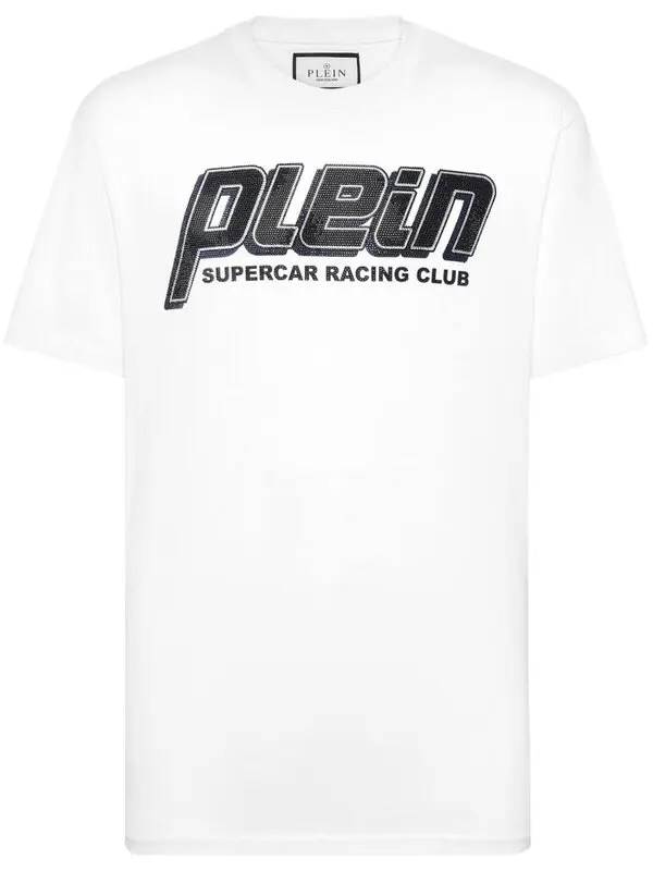 Philipp Plein Strass Racing Club T-shirt - White