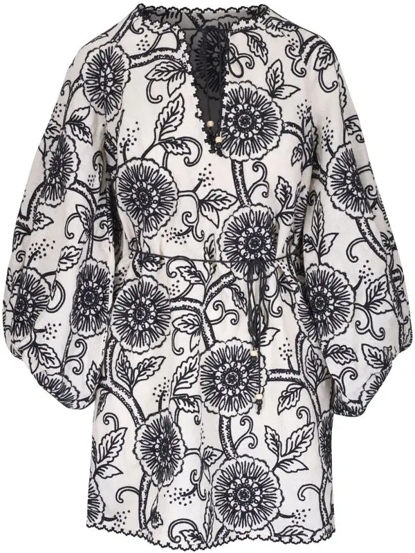 Zimmermann Tallow Mini Dress
