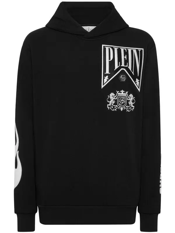 Philipp Plein Flame Racing Hoodie